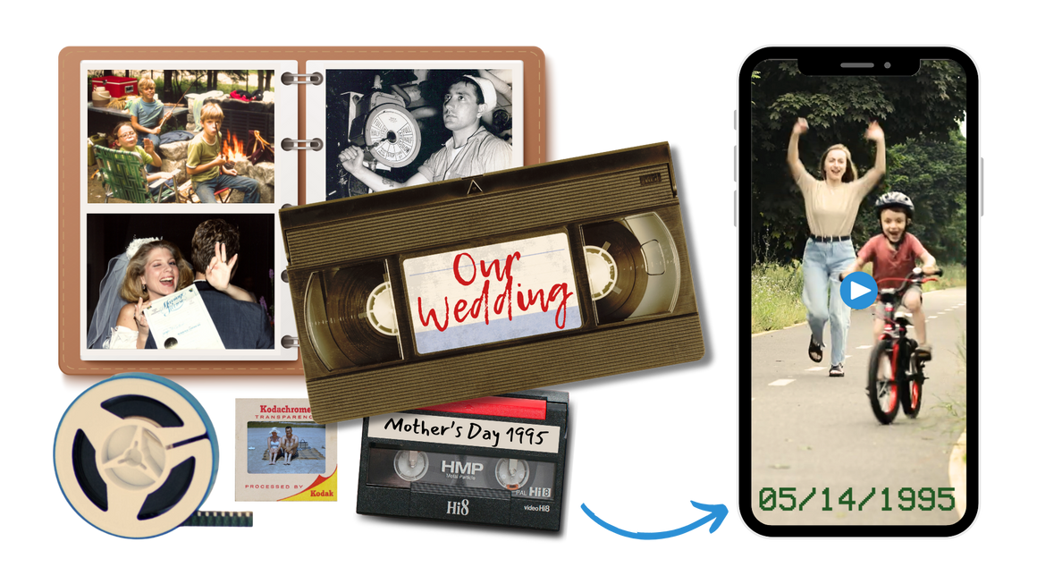 Digitize Photos, Slides, VHS, Cassette Tapes, Film, and More! – Heirloom