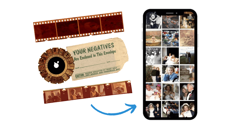 Photo Negatives to Digital | 35mm Negative Scanning – Heirloom